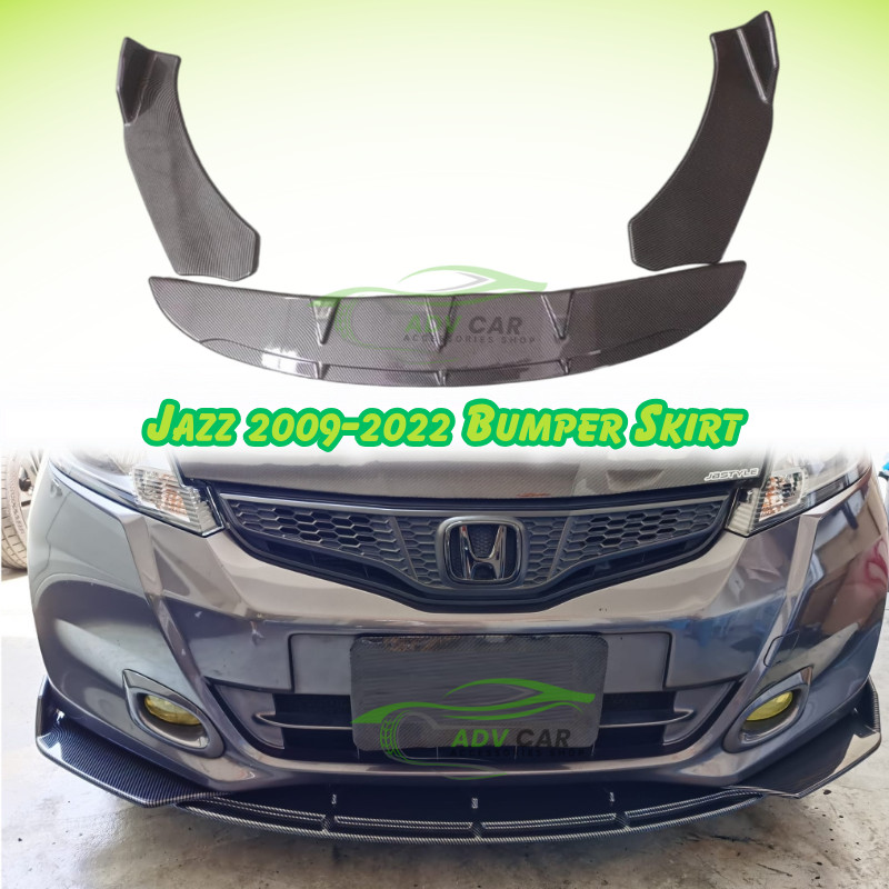 Honda Jazz 2009-2022 Front Bumper Diffuser Lip Wrap Angle Splitters ...