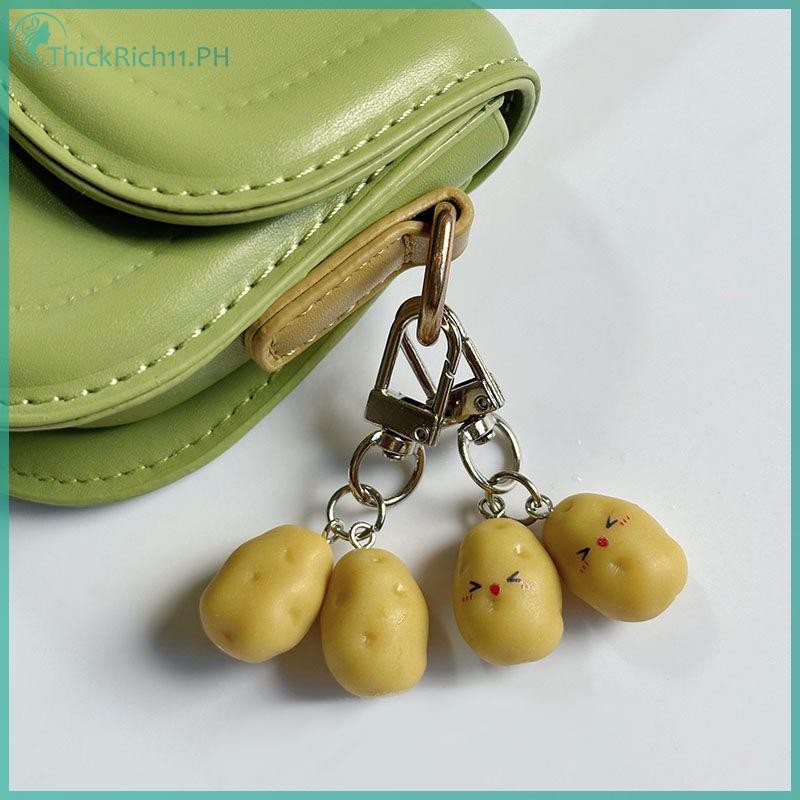 ThickRich Creative Cute Simulated Potato Keychains For Women Men Funny ...