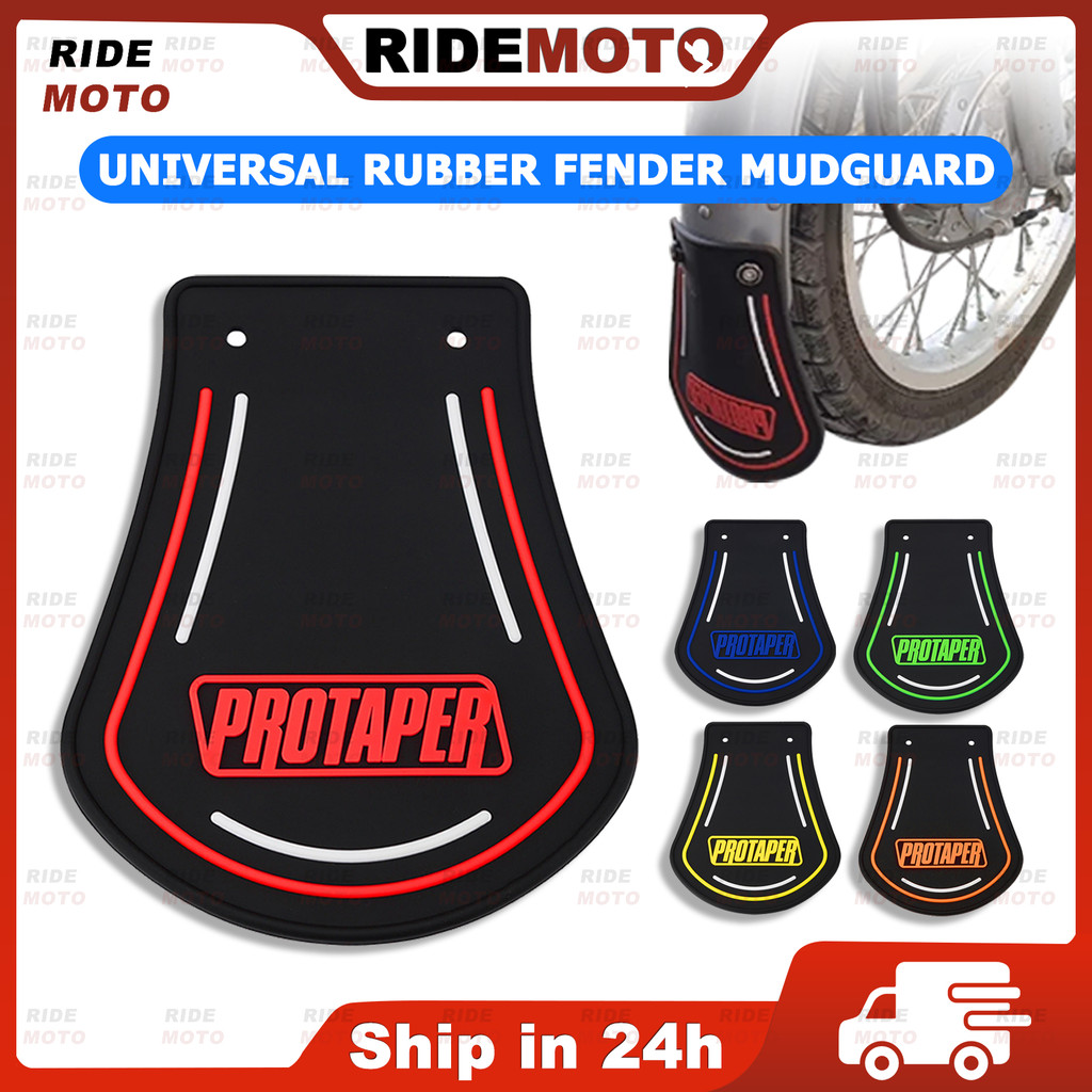 Universal Rubber Fender Mudguard extension front and rear wheel splash ...