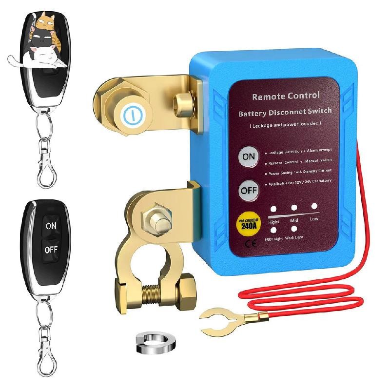 Wireless Remote Control Car Isolator Switch, 12V 240A Battery ...