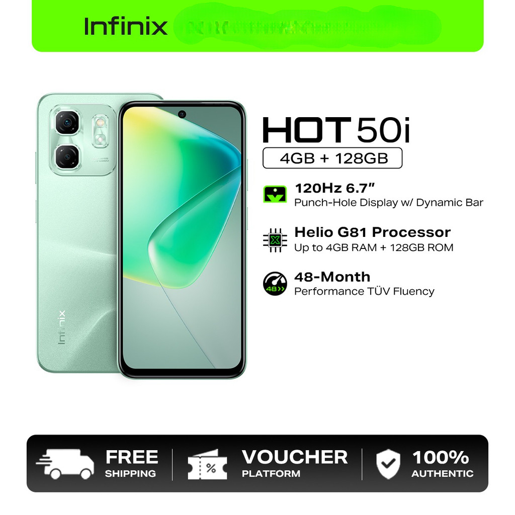 (DEAL) Înfïnïx HOT 50i, (up to 8GB [4GB + 128GB], 120Hz Display *M*Y*S ...