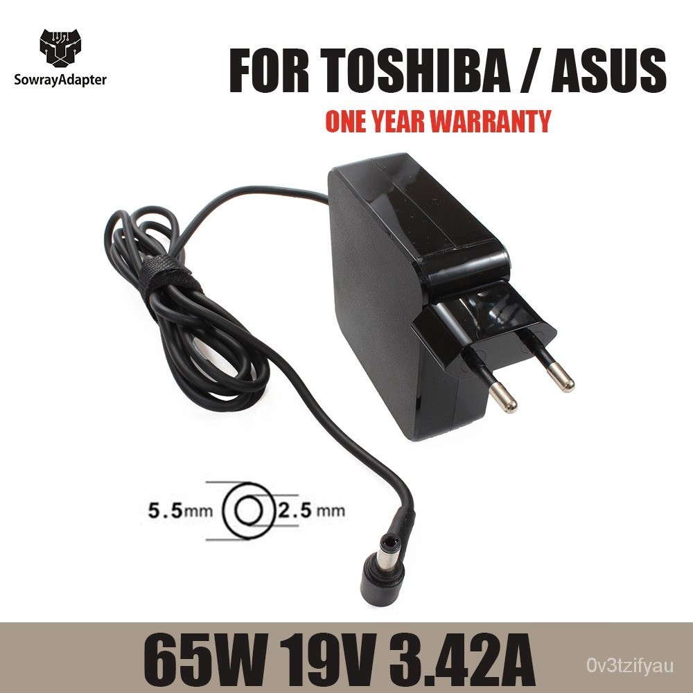 RQ+19V 3.42A 65W 5.5*2.5mm AC Laptop Power Adapter Charger For ASUS ...
