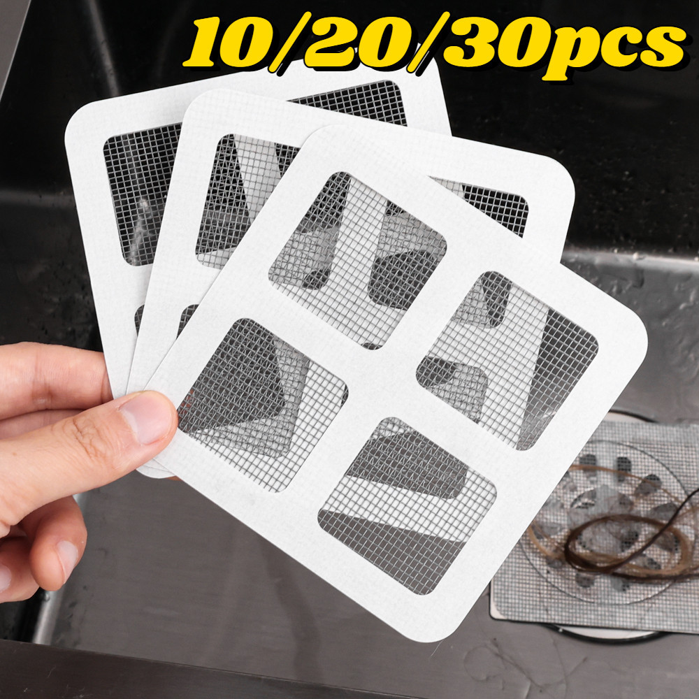 30pcs Disposable Hair Drain Stickers, Drain Sticker Disposable Floor ...