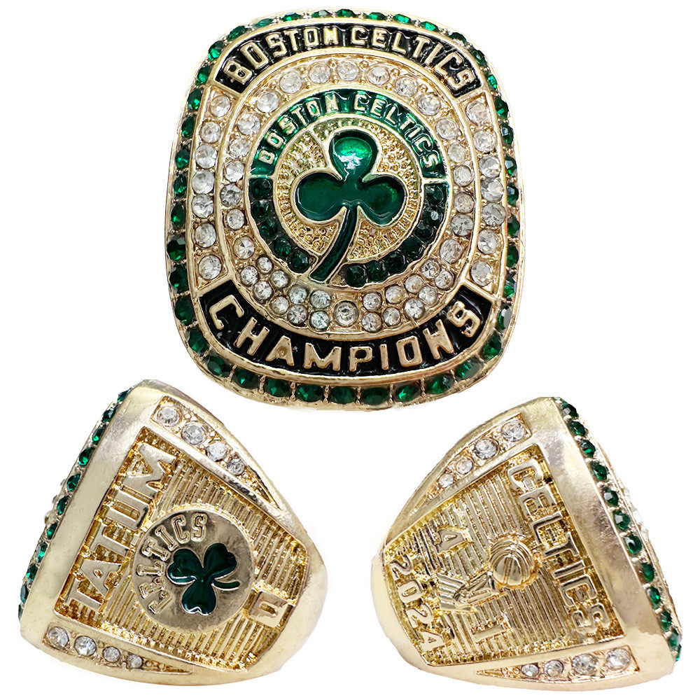New Style 2024 Basketball NBA Boston Celtics Garrett Championship Ring ...