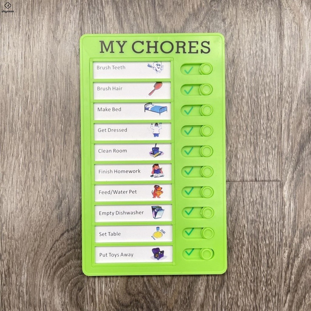 Chore Chart Memo Checklist Board Portable Chore Chart with Detachable Cardstock | Shopee Philippines