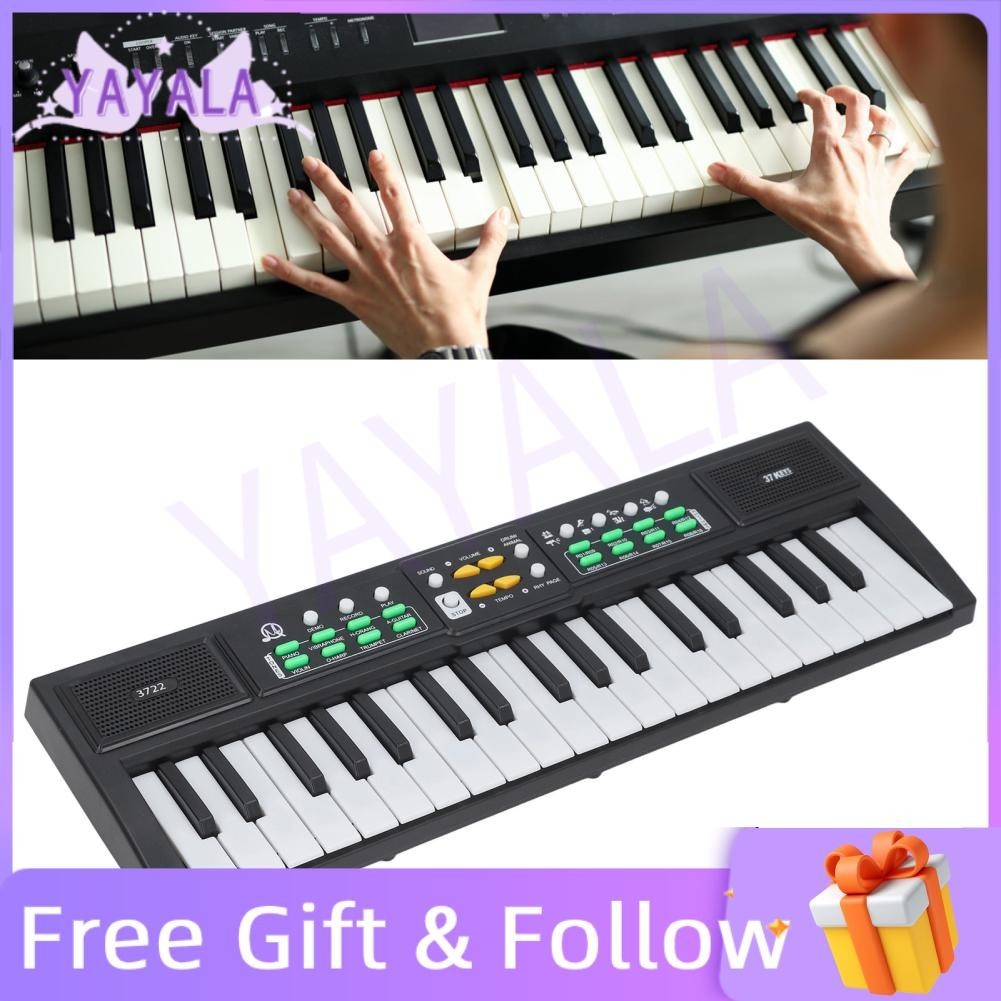 Yayala Electronic Piano Keyboard 8 Demos 5 Percussions Kids Volume ...