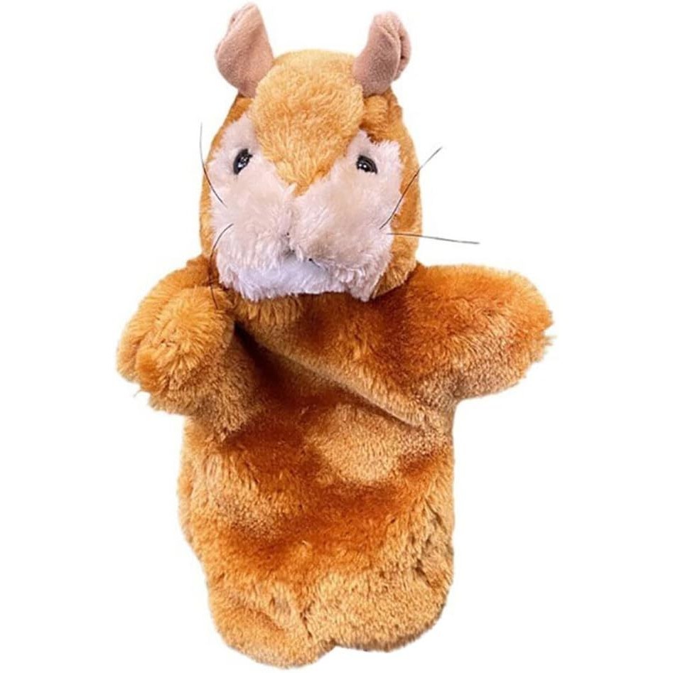 Animal Hand Puppets for Kids Adults Squirrel Plush Puppets Stuffed ...