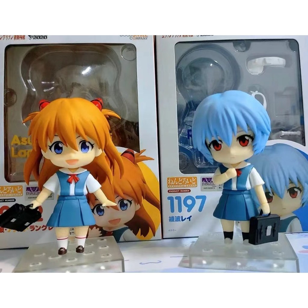 EVA Action Figure Rei Ayanami Nendoroid Asuka Langley Soryu 1202 1197 ...