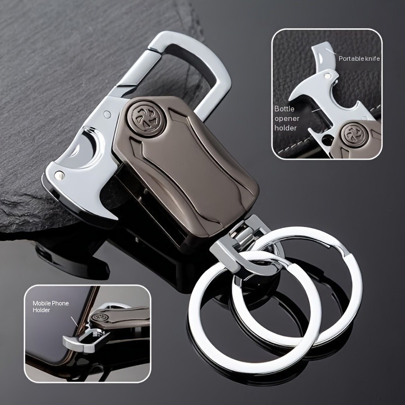 Multifunctional Keychain Men's Premium Sense Car Pendant Men's Key ...