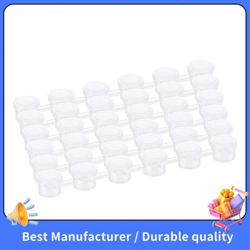 30 Strips 180 Pots Paint Pots Strips 3 Ml Mini Paint Pot Empty Paint ...