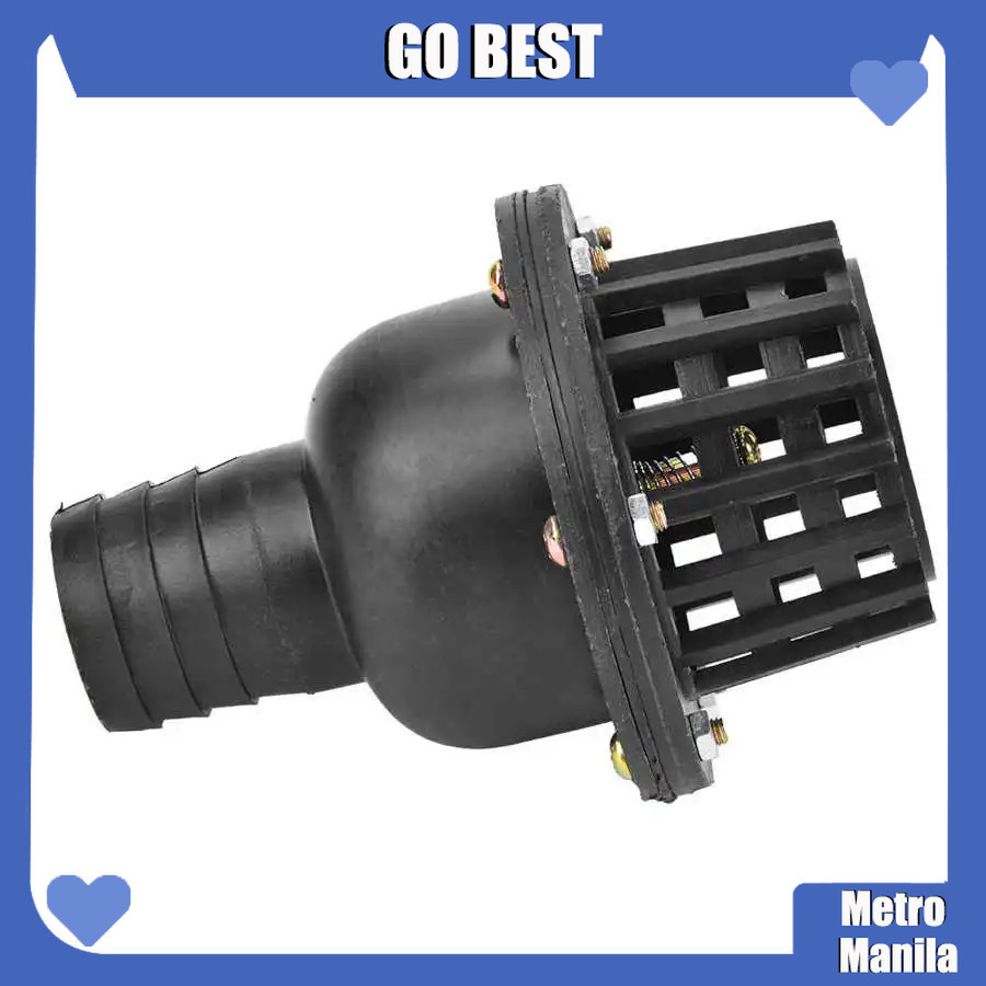 2"3" Foot Valve Plastic With Flapper Valve Black PVC Low Pressure Flat ...