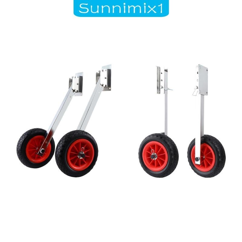 [Sunnimix1] 2Pcs Transom Launching Wheels Boat Launching Wheels 600lbs ...