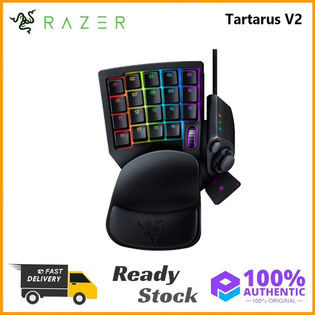 Original Razer Tartarus V2 Mecha-Membrane Gaming Keypad | Shopee ...