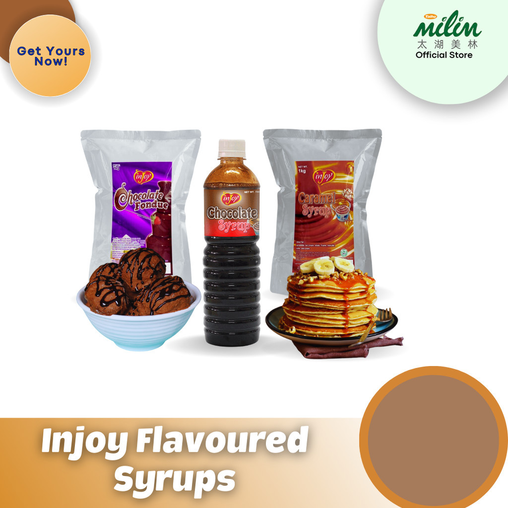 inJoy Flavoured Syrup 1kg / Ice Cream Syrup / Pancake Syrup / Milk ...