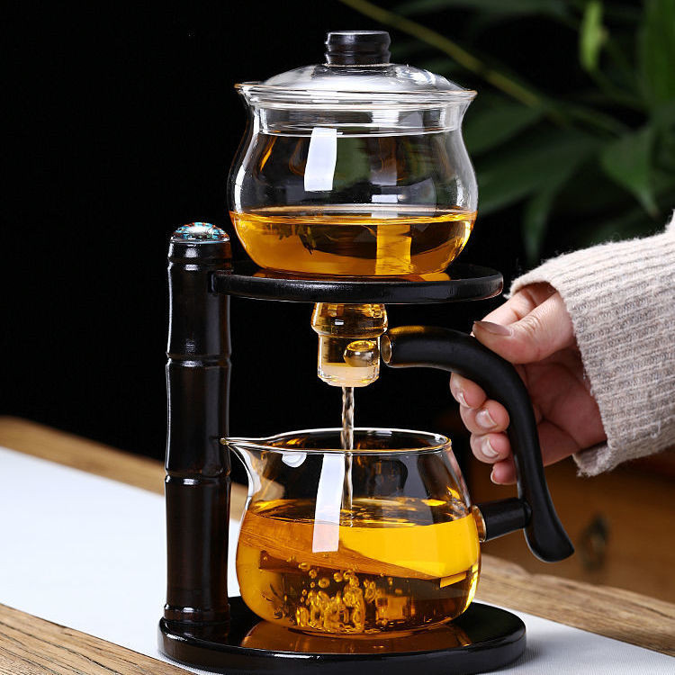 Glass Semi-automatic Fully Automatic Tea Set Set Lazy Household ...
