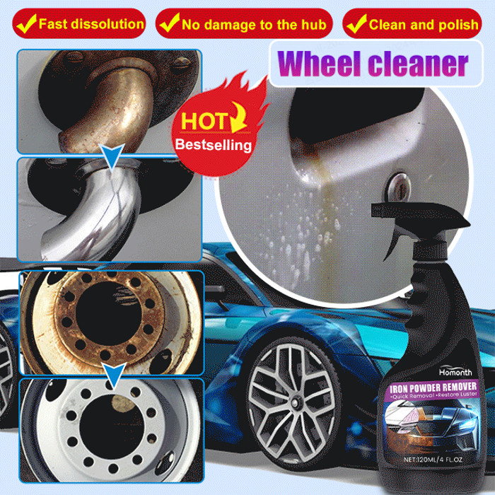 【Effective Cleaning】Car Rim Cleaner/Fast Dissolution/No Damage To The ...