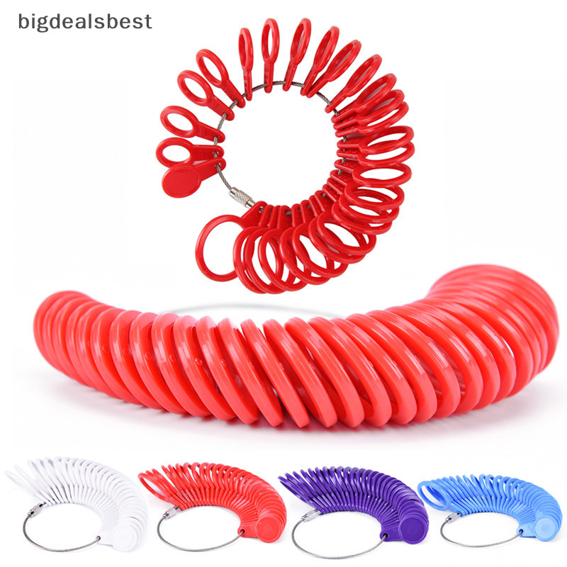 BDB Measure Finger Sizer Ring Gauge All UK Sizes A-Z US Sizes 0-13 ...
