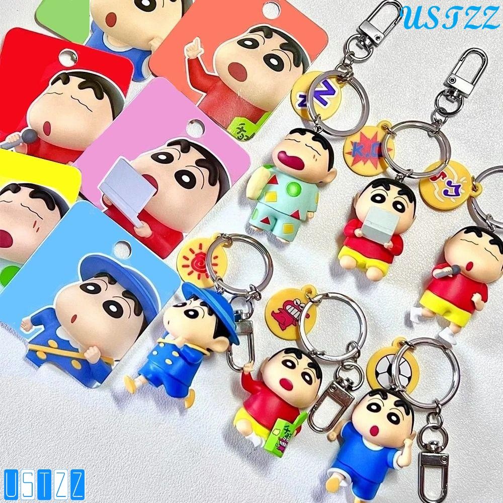 USTZZ Crayon Shin-Chan Keychain, Anime Figures Cartoon Nohara ...