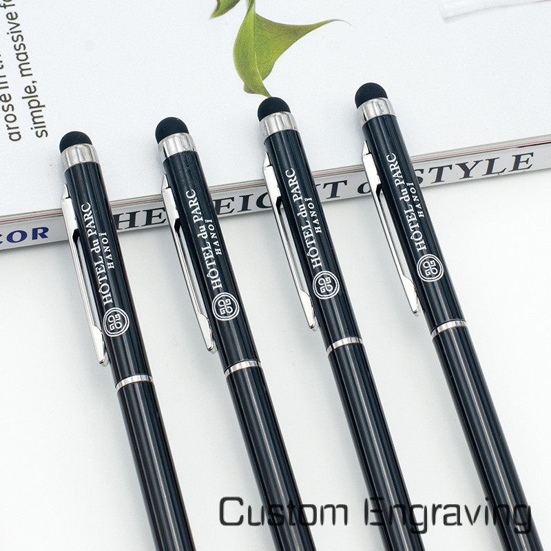 Metal Touch Screen Ballpoint Pen Capacitive Pen Custom Engraving ...