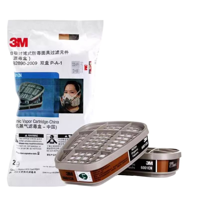3M Activated Carbon Filter Box 6001CN/6002/6003/6004/6005/6006 Gas Mask Filter Box | Shopee ...