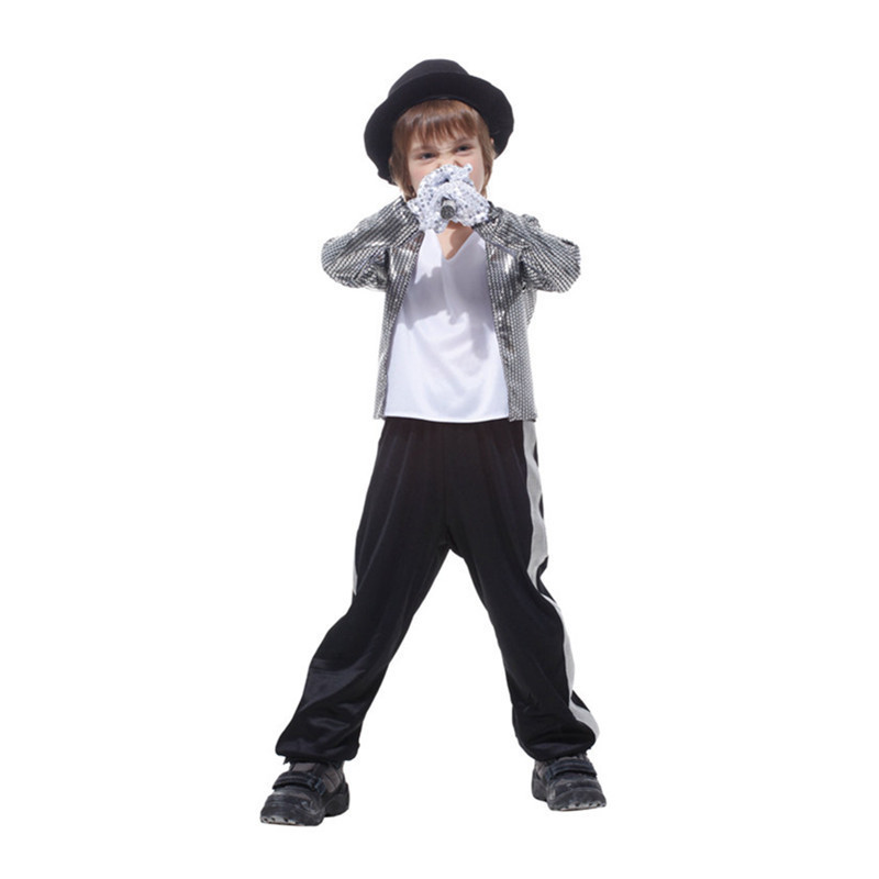 Michael Jackson Costume Jackson Imitation Costume Boys and Girls Tap ...