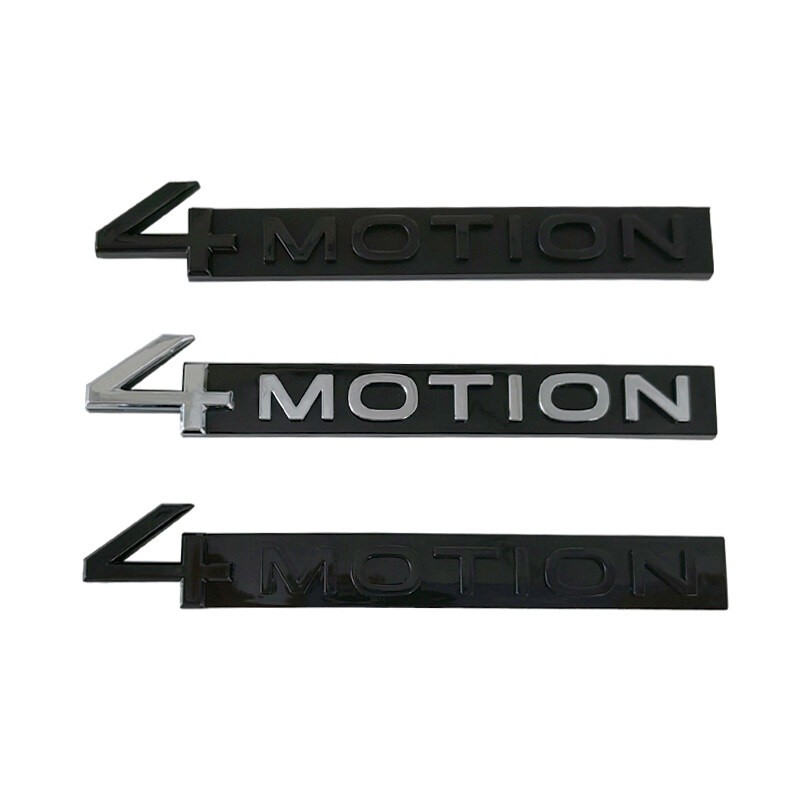 4motion emblem Rear logo Trunk letter sticker Side badge for VW ...