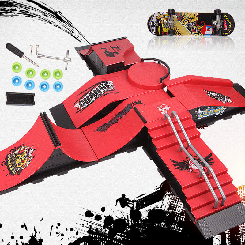 Creative Toy Finger Skateboard Venue Competition Professional Venue ...