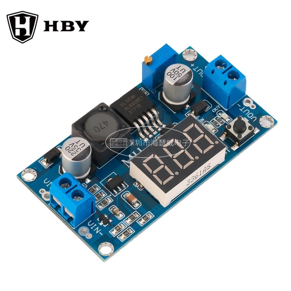 DC-DC XL6009 Digital Boost Step Up Power Supply Module Adjustable 4.5 ...