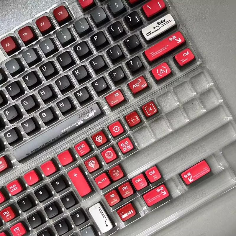 ZAKU Warrior Key Cap Side Transparent Five-Side ...