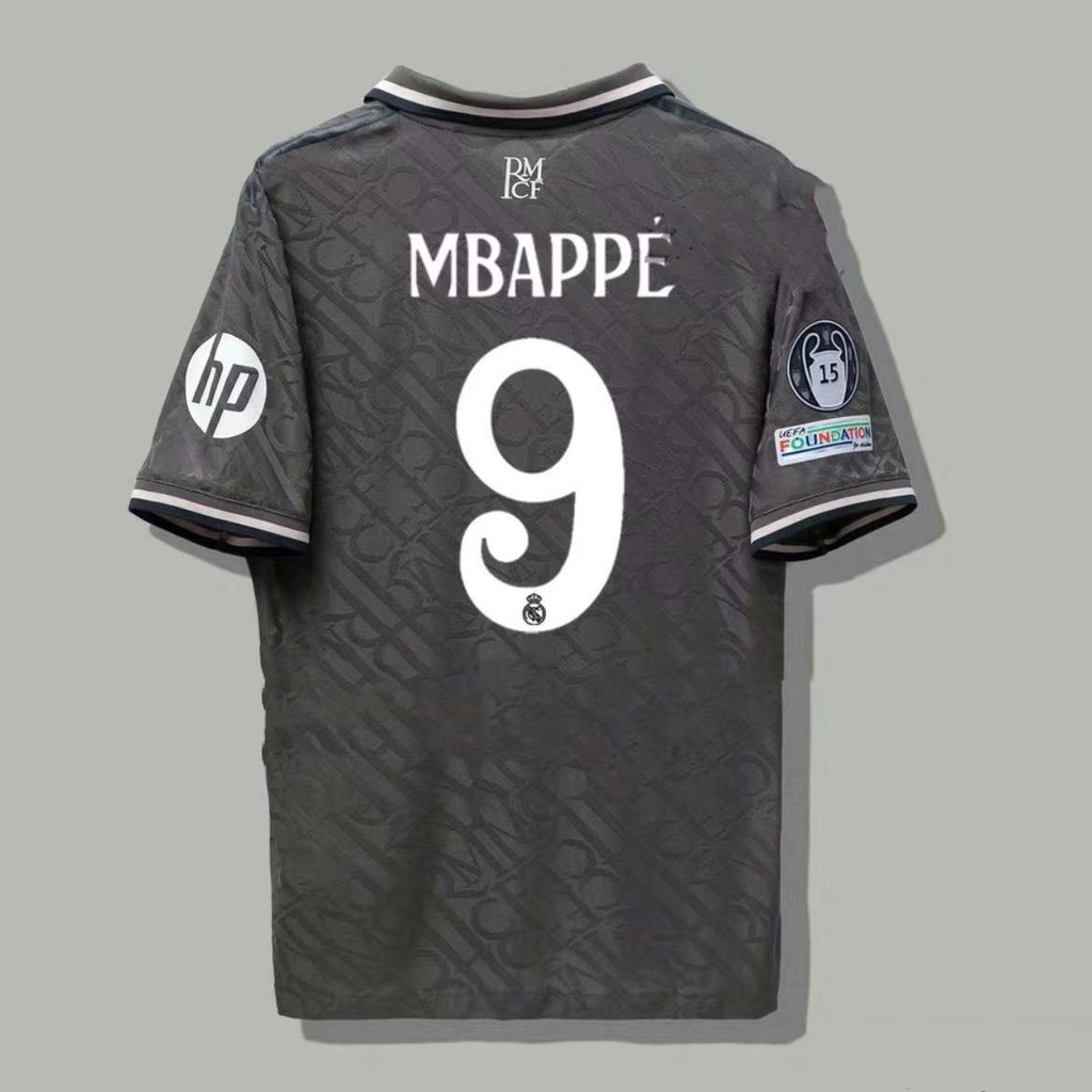 Real Madrid 2425 Mbappe Jersey Second Away Player Version Champions ...