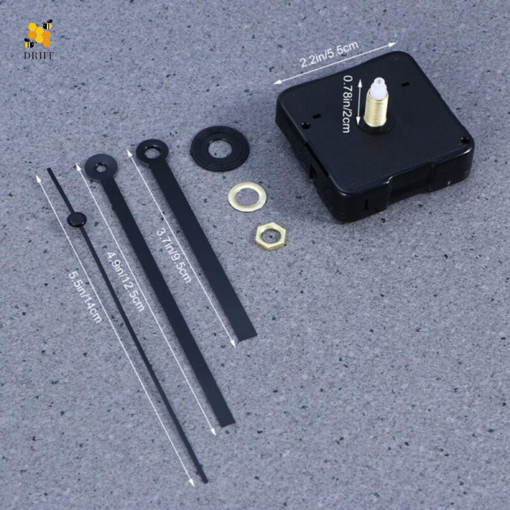Clock Movement Kits Black Large Mechanism Repair Replacement Wall Clock ...