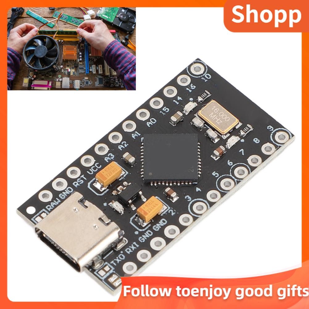 Shopp ATMEGA32U4 Pro Type C Development Board 10 Bit ADC 5V 16MHz ...