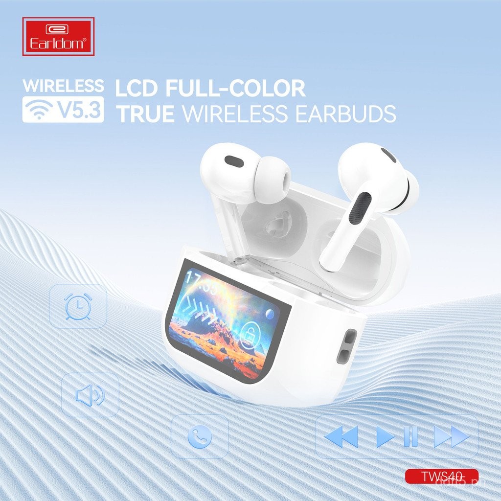 Full-Color Touch Screen Bluetooth HeadsetLCDScreenANCActive Noise ...