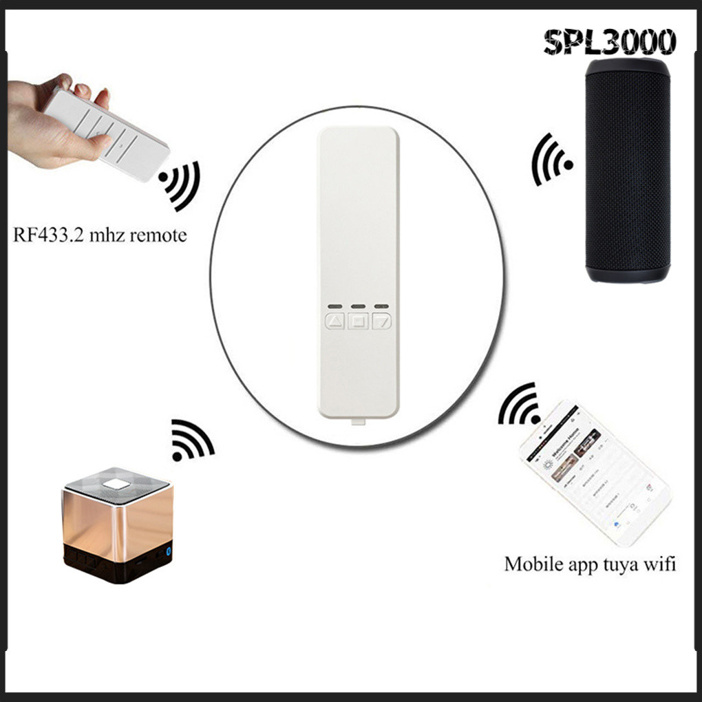 Remote Control Drapery WiFi Electric Home Assistant Motor Shade Motor ...