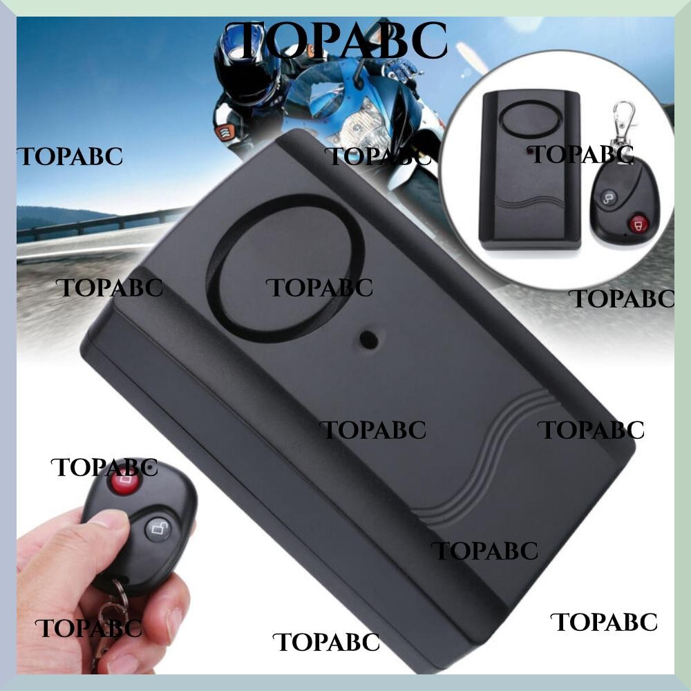 TOP Motorcycle Alarm Device Scooter Remote Control Smart Anti Theft Kit ...