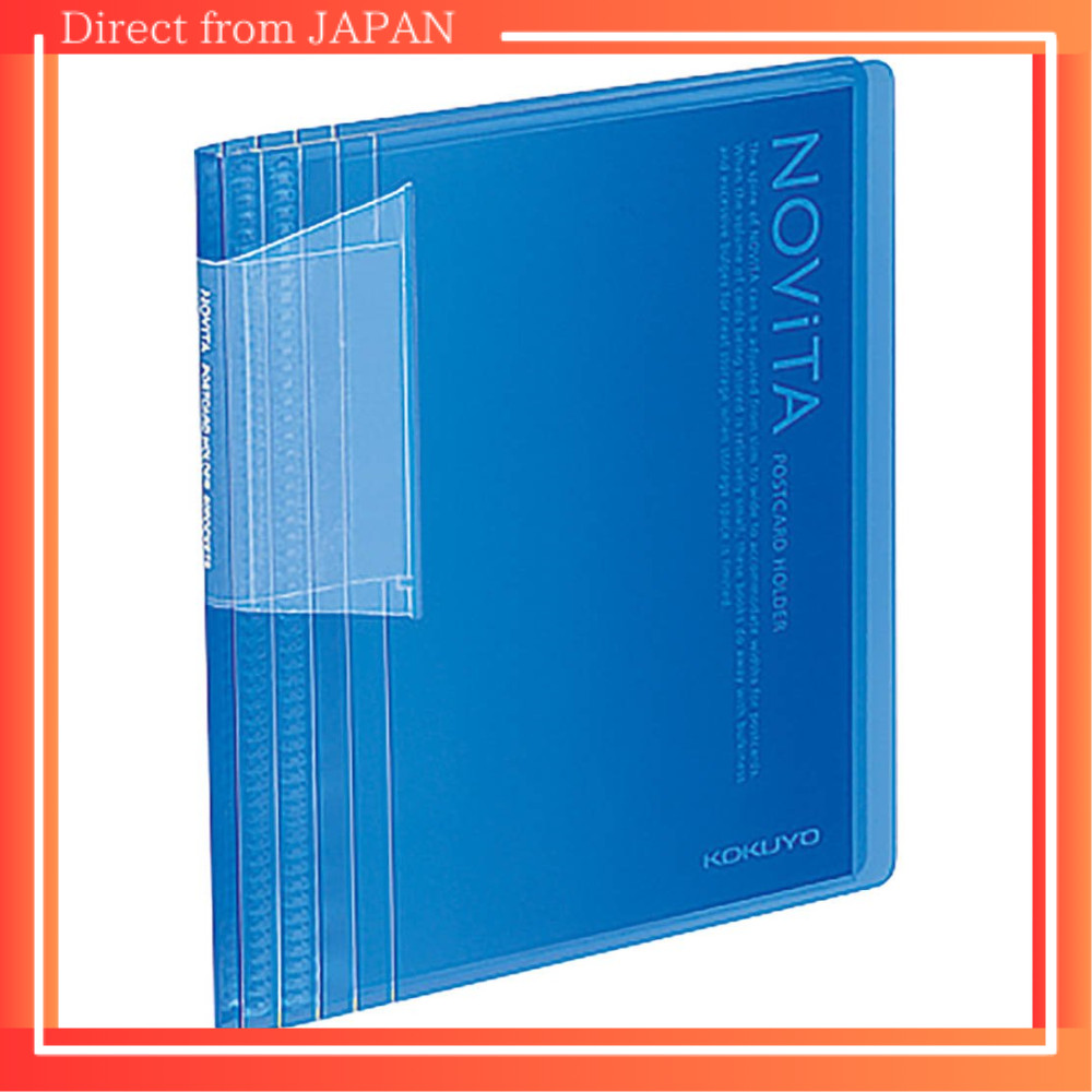 KOKUYO File Postcard Holder Novita A6 60 Sheets Blue Hase-N60B | Shopee ...