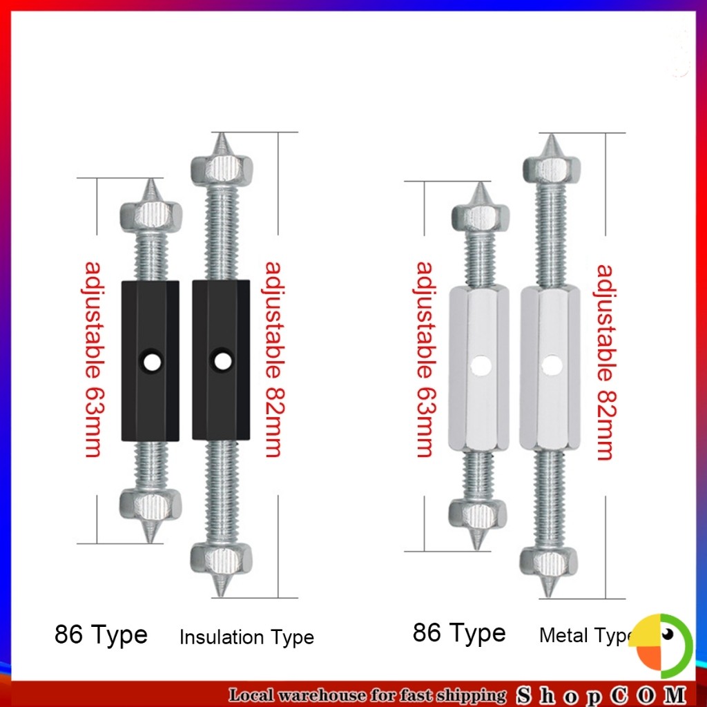 ShopCom 86Type Switch Socket Cassette Screws Support Rod Wall Mount ...