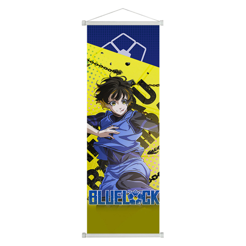 Anime Blue Lock Nagi Seishiro Scroll Painting Isagi Yoichi Bachira ...