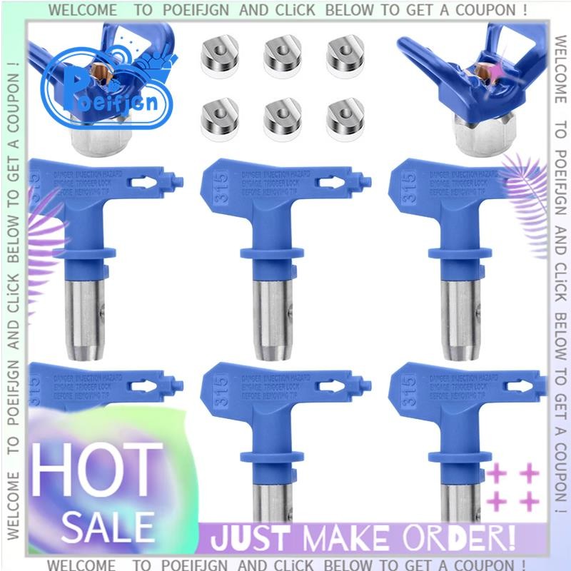 Airless Paint Nozzles Set,Reversible Spray Tips Airless Paint Sprayer Nozzle Tips Airless ...