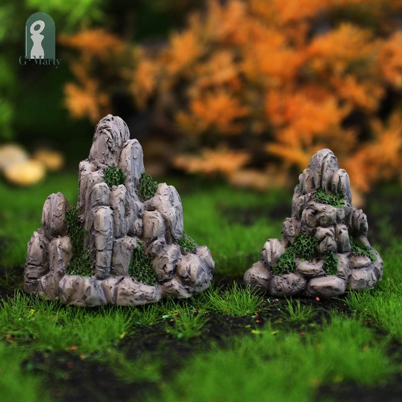 GMARTY Mini Mountain Miniature Fake Stone Artificial Hill Toys ...