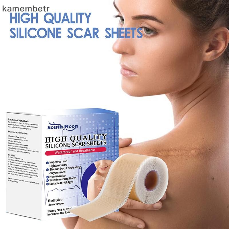 ka Silicone Scar Sheets Clear Scars Tape Strip Invisible Silicone Self ...