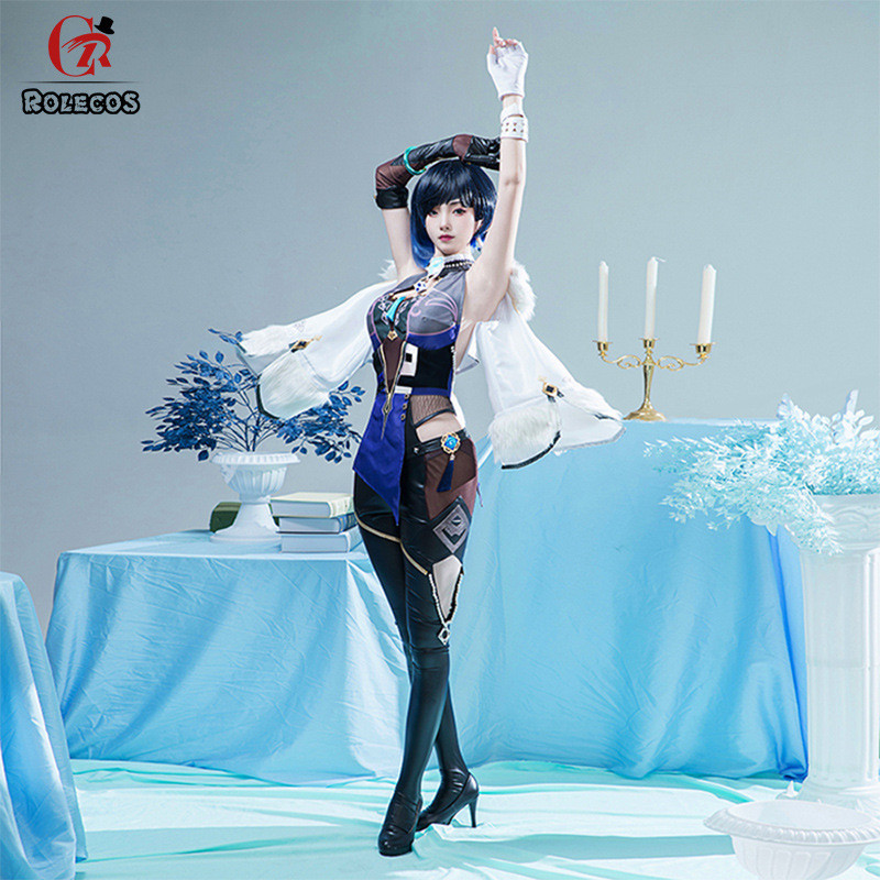 Yuanshen Yelan cos Clothing Yelan Kuki Shinobu Ritsuki Bow Arrow Armpit ...