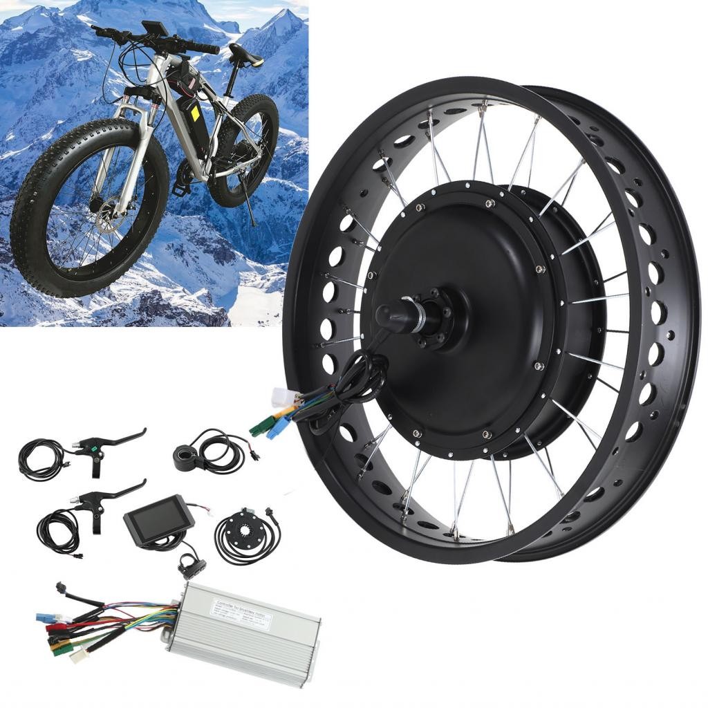 Supergoodsales 20in Electric Bike Rear Wheel Conversion Kit Drive Hub ...