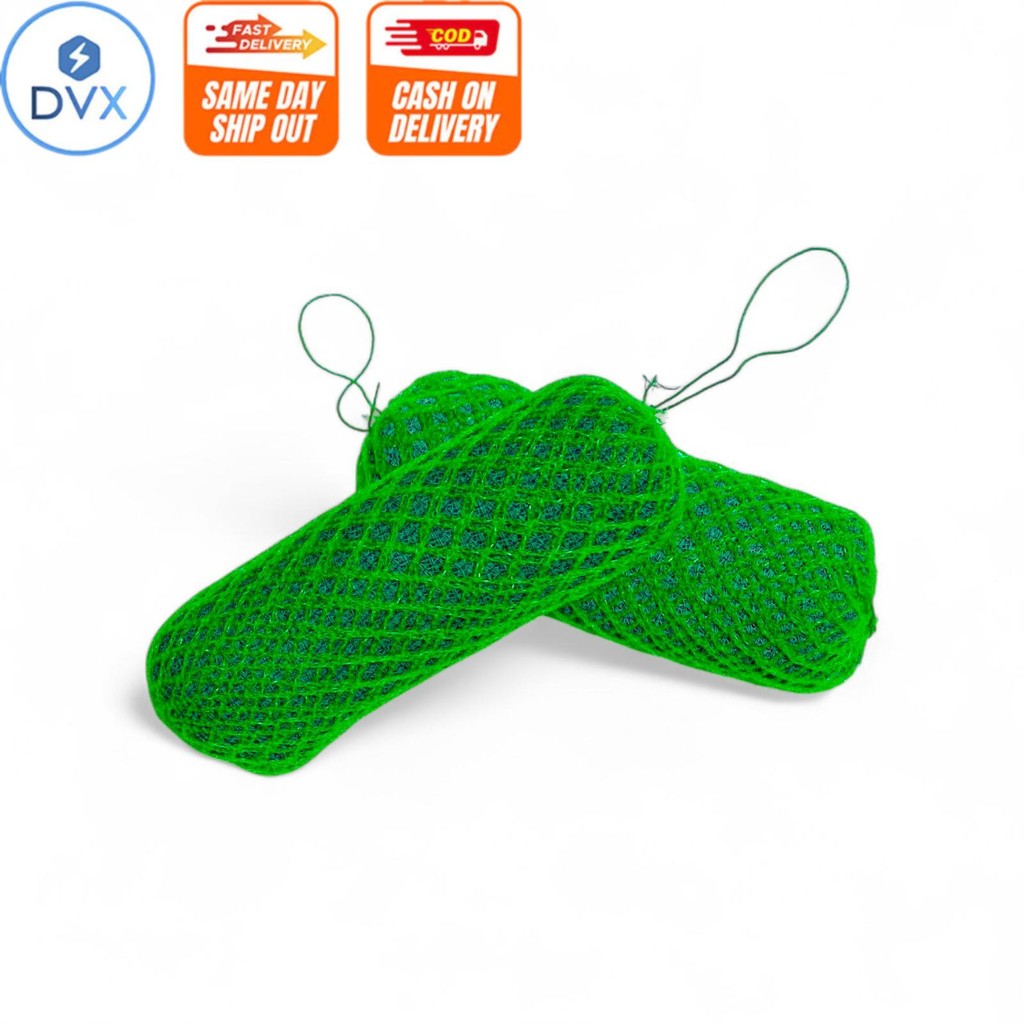 COD DVX Laundry Fishnet Brush #3928 Multipurpose Green Scrub Strong ...