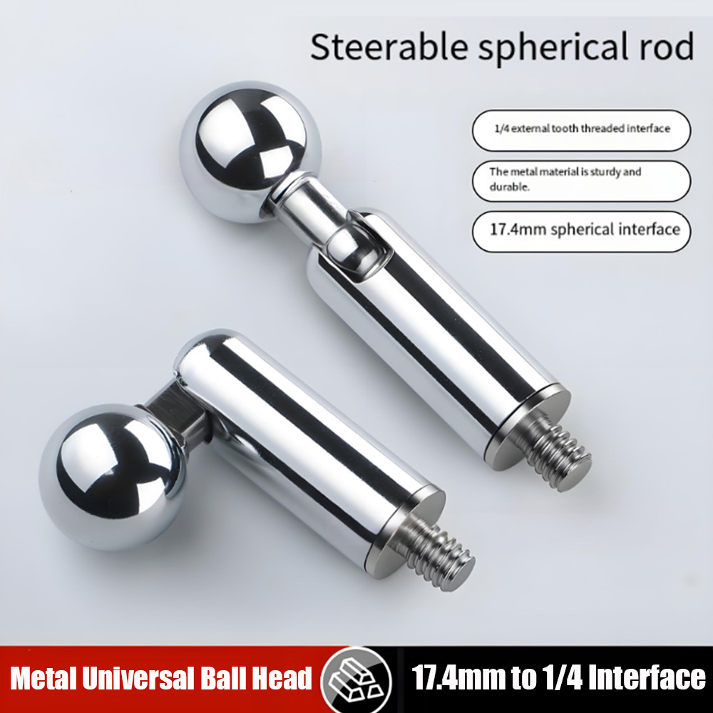Metal universal ball head 17.4mm to 1/4 photography bracket tripod ...