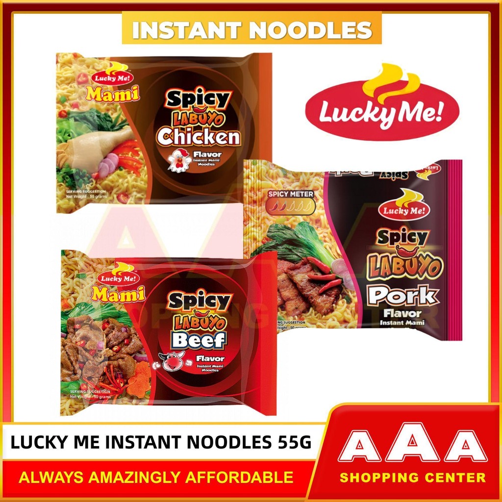 Lucky Me! Instant Noodles 50g (Different Flavor) Multipack Noodle Soup ...