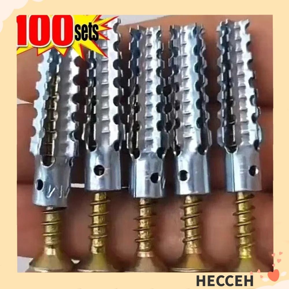 HECCEH Metal Expansion Tube Nails, Metal Self Tapping Expansion Screw ...