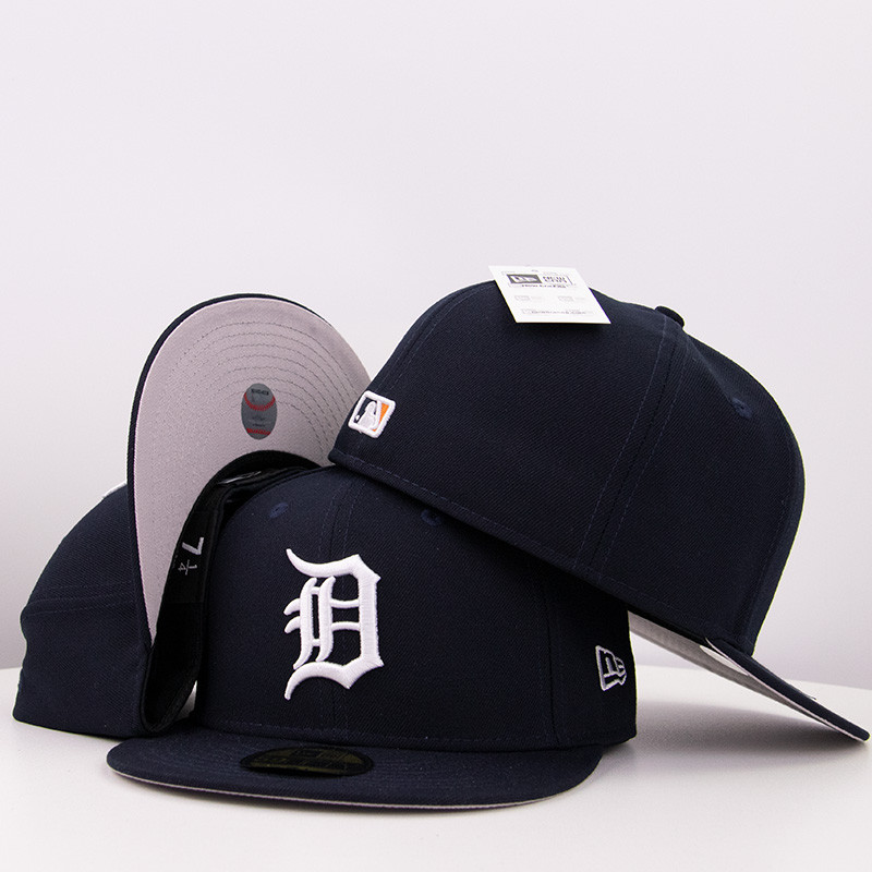 AA Detroit Tigers Cap Men Women Baseball Cap Close Full Fitted Cap Hip ...