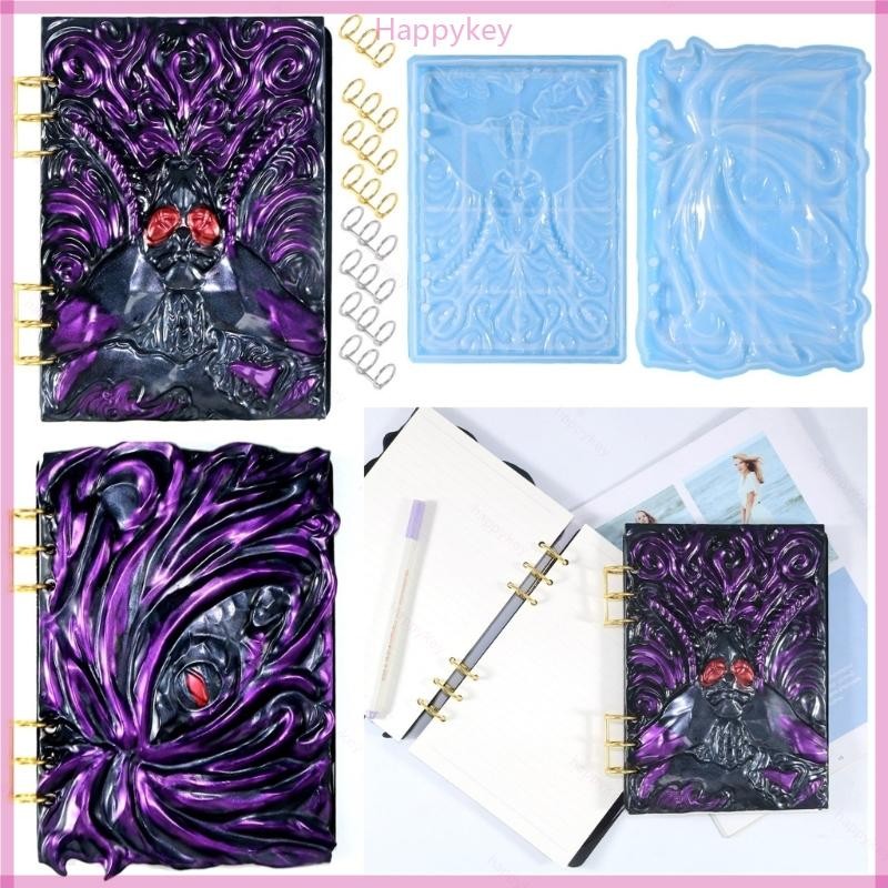 HAP Epoxy Resin Silicone Molds Loose Leaf Binder Rings DIY Notebook ...