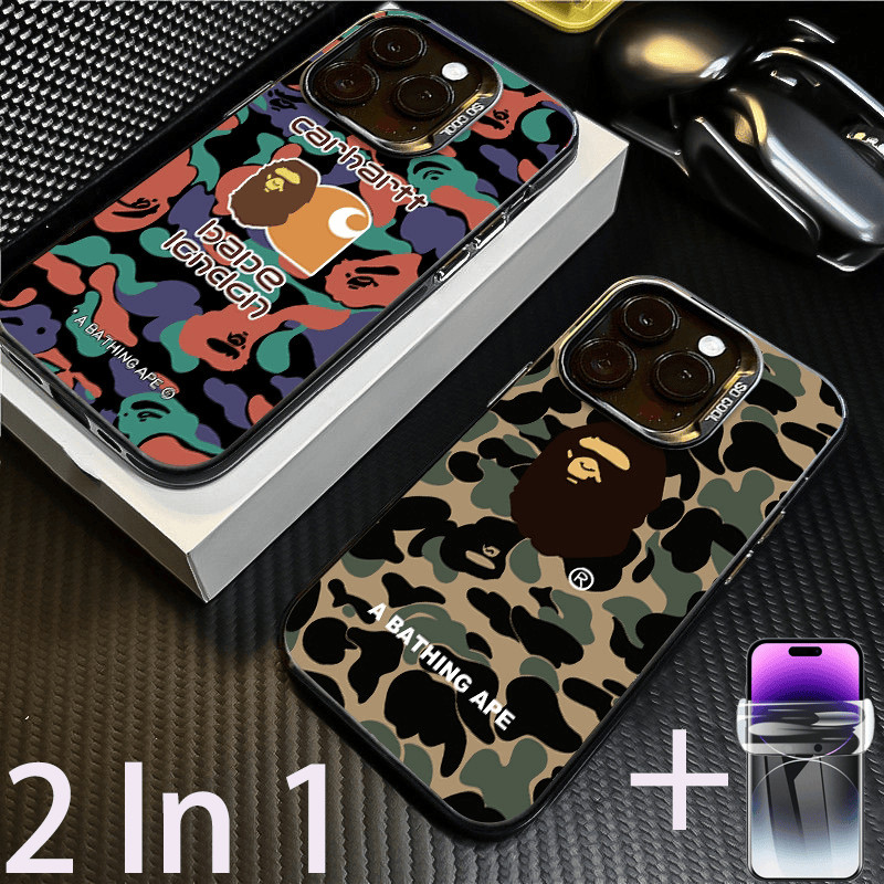 Bape Camouflage Case For Tecno Spark Go1 Go 1s GO 2024 2025 Techno ...
